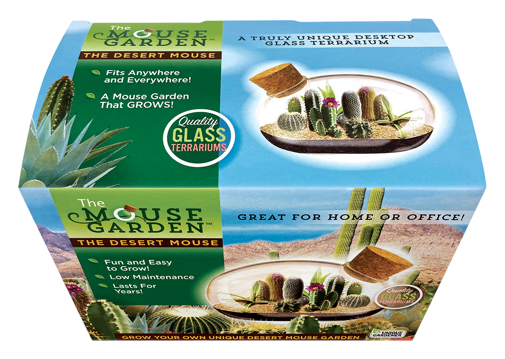 The Desert Mouse Garden Glass Terrarium with Cork – Unique Gardener